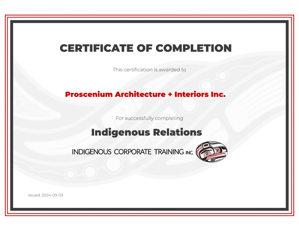PAI completes Indigenous Relations Training with ICT - Proscenium